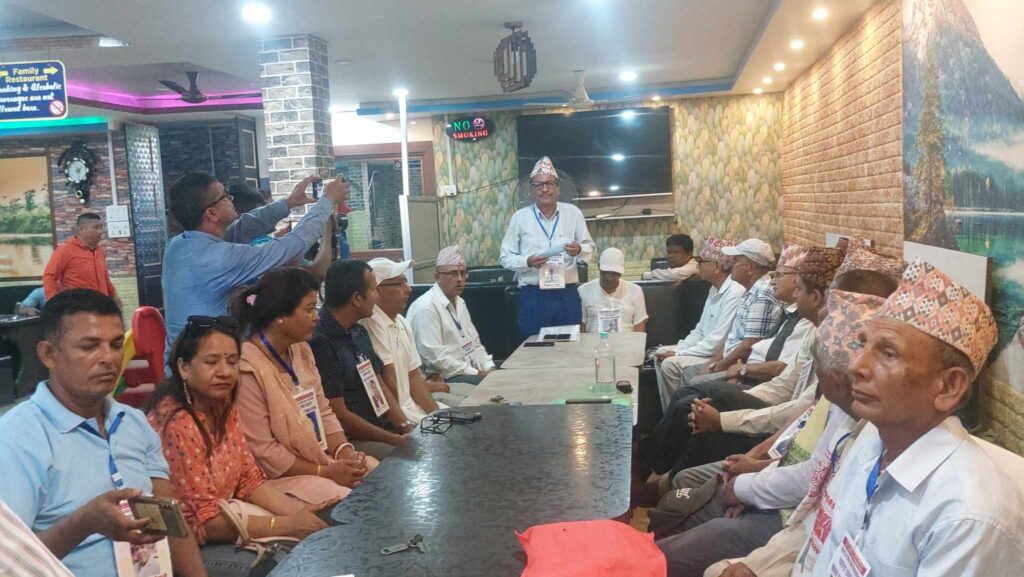 शेरबहादुर थापा नेतृत्वकाे प्यानल सार्वजनिक